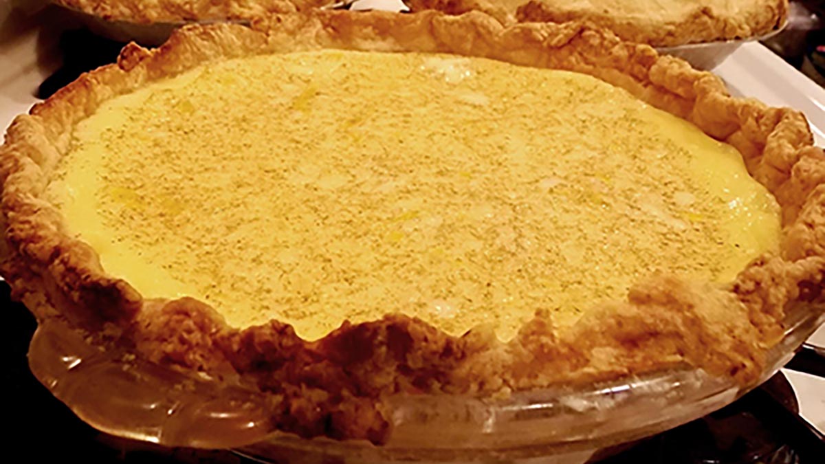 The Most Decadent Custard Pie You'll Ever Taste - Foodienoise